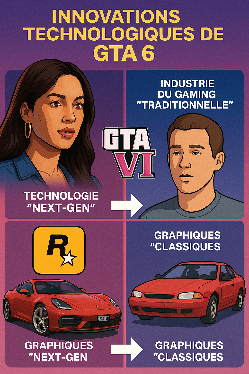 GTA 6 et industrie du gaming : les innovations next gen