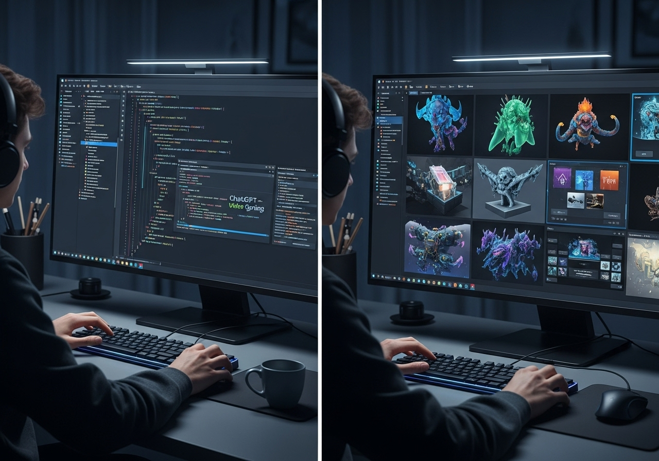 IA generative dans les jeux video : l impact sur les developpeurs