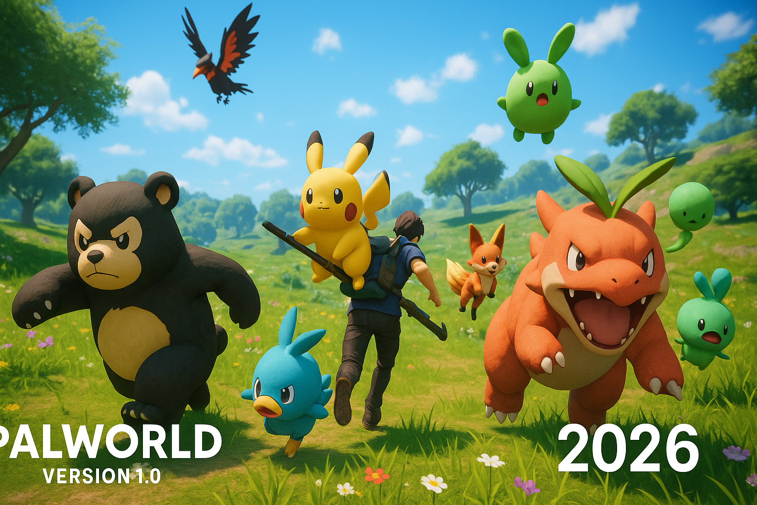 Palworld version 1.0 sortie officielle prévue en 2026 par Pocketpair
