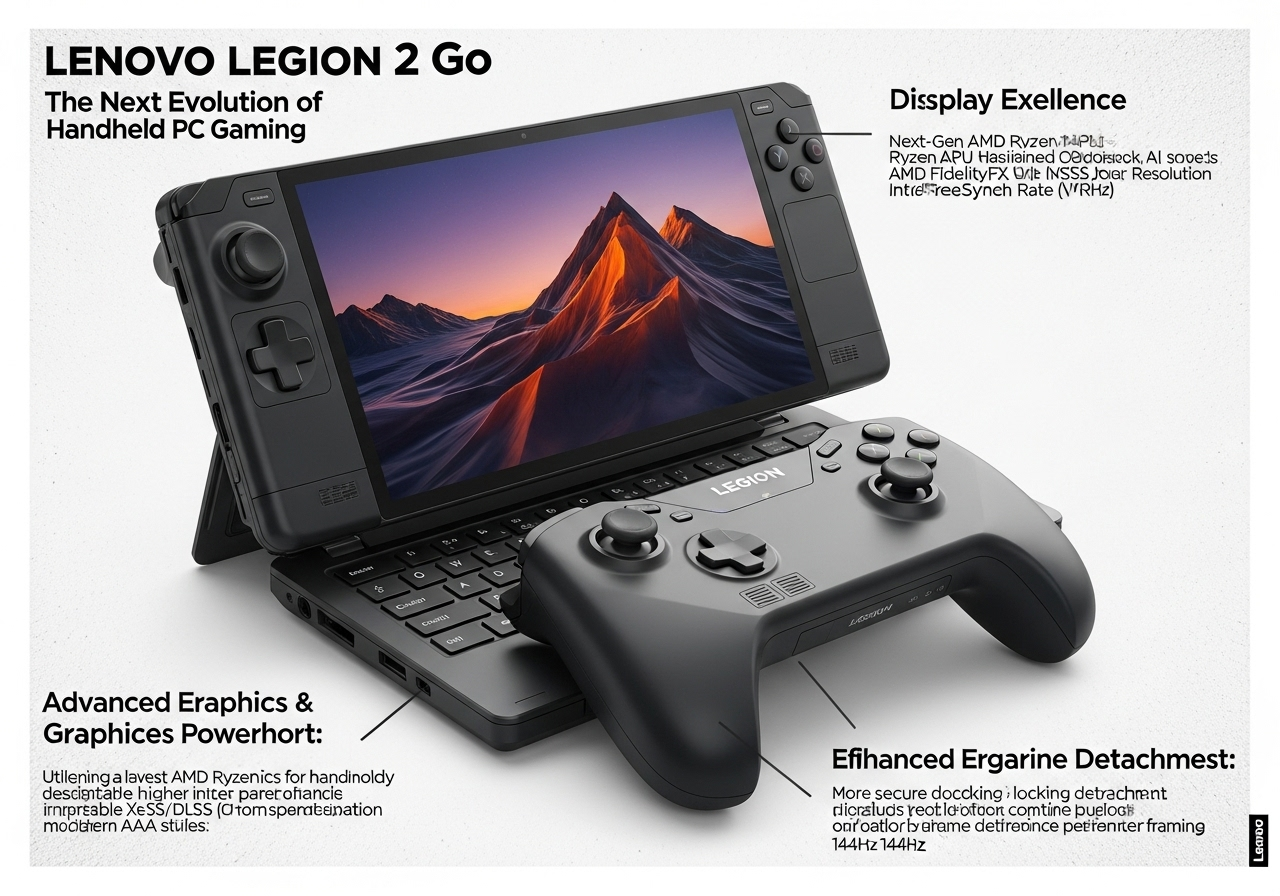 Lenovo Legion 2 Go : console portable et ses precommandes